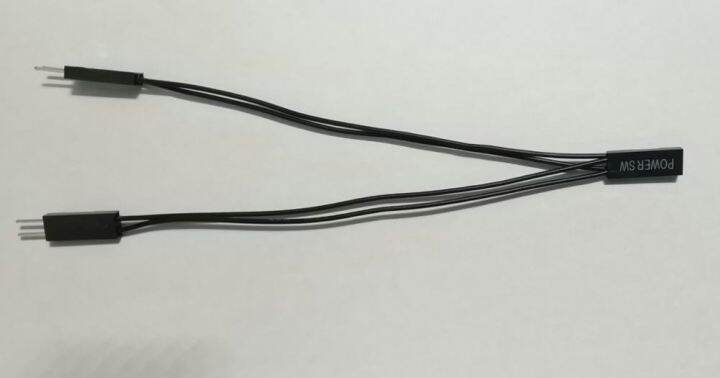 ♀ POWER SW RESET SW motherboard boot cable restart 1 to 2 supports dual ...