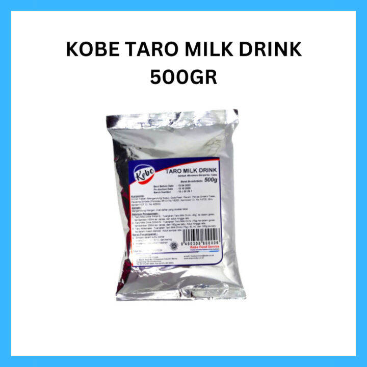 KOBE TARO MILK DRINK 500GR | Bubuk Susu Rasa Taro | Lazada Indonesia