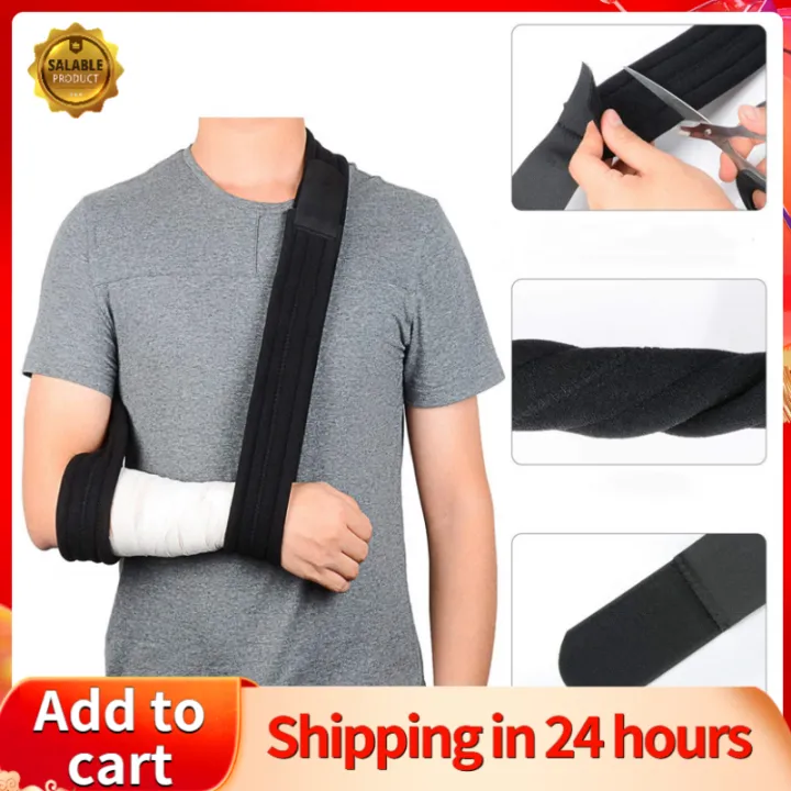 【BIG SALE】Breathable Arm Sling Adjustable Fracture Recovery Forearm ...