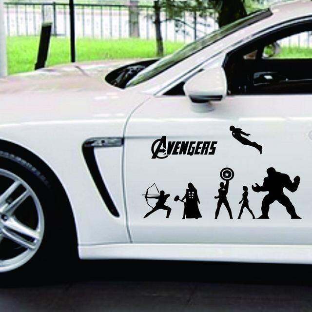 Large Avengers Sticker - Available Colors: BLACK and WHITE Avenger ...