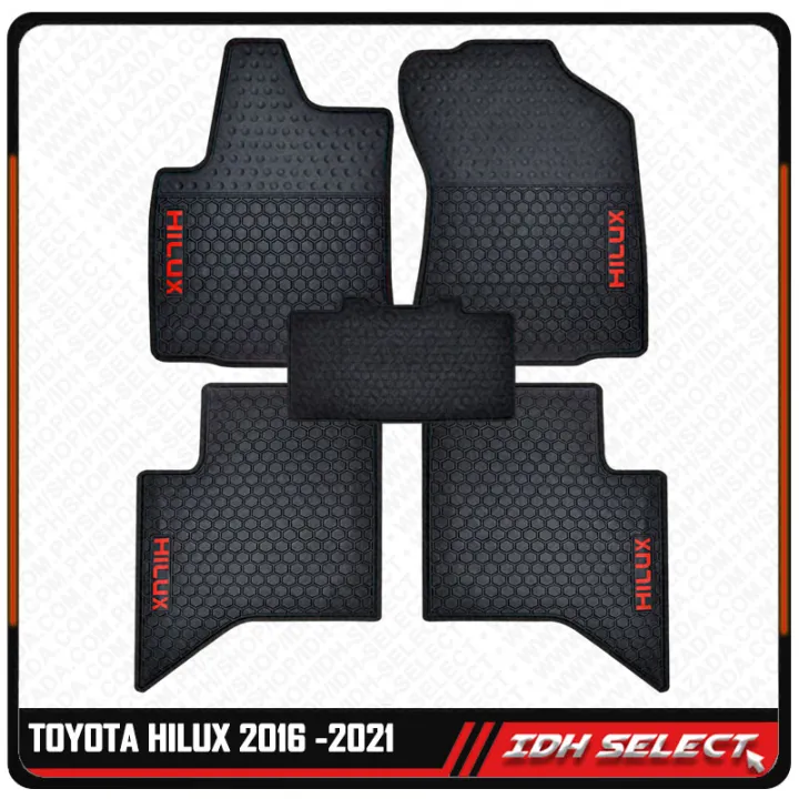 Toyota Hilux BLACK 2015 - 2021 Car Floor Premium Rubber Matting ...