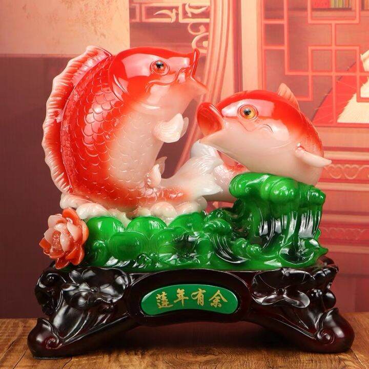 Koi Fish Lucky Charm Fengshui For Prosperity and Abundance display W563 ...