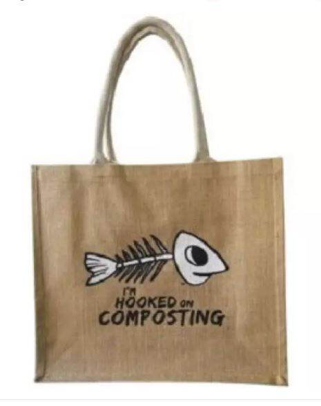 Beg JUTE Kitar Semula (Buat Penyokong Kompos) | Lazada