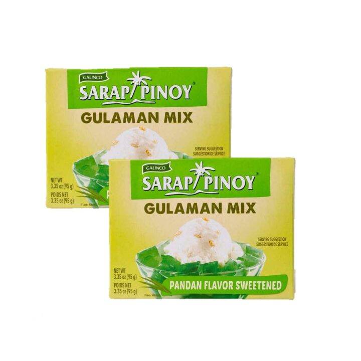 Sarap Pinoy Gulaman Pandan Flavor 95g - Pack of 2 | Lazada PH