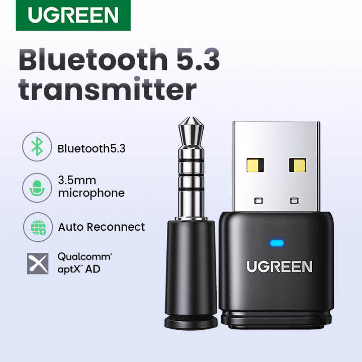 UGREEN Bluetooth 5.3 aptX Transmitters for PS4 PS5 Switch Model:15765A | Lazada.co.th