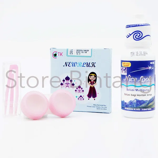 CTK Newbluk Softlens - Abu-abu Grey + Gratis Lenscase - Plano / Normal ...