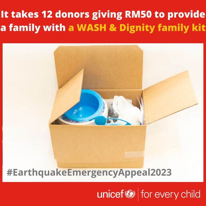 Donate to help provide a family First Response WASH & Dignity family ...