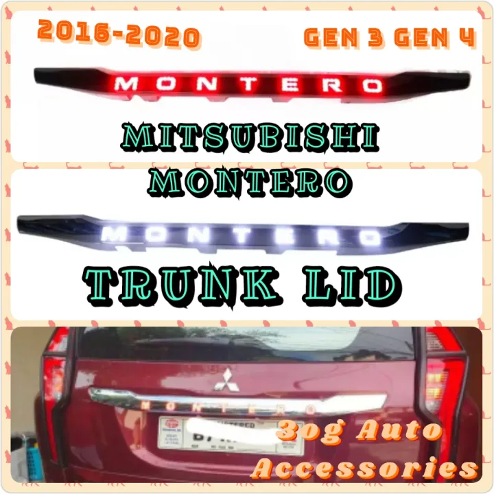 Mitsubishi Montero Gen 3 Gen 4 2016-2020 Rear Trunk lid BLACK (Dual ...
