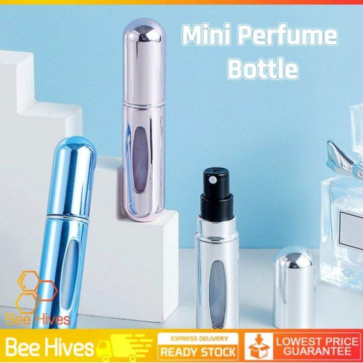 5ml Portable Mini Refillable Perfume Bottle Spray Scent Pump Empty ...