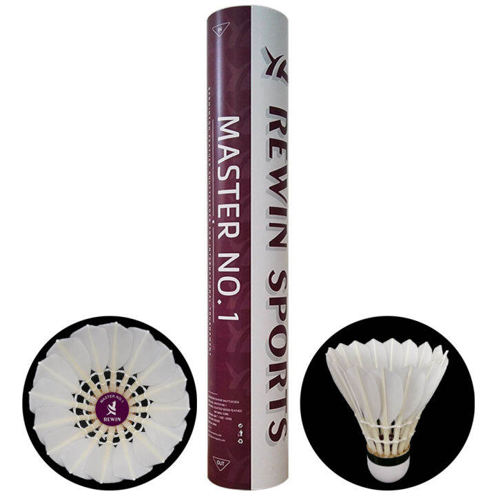 M1 Top Grade Quality Goose Feather Badminton Shuttle Birdies For ...