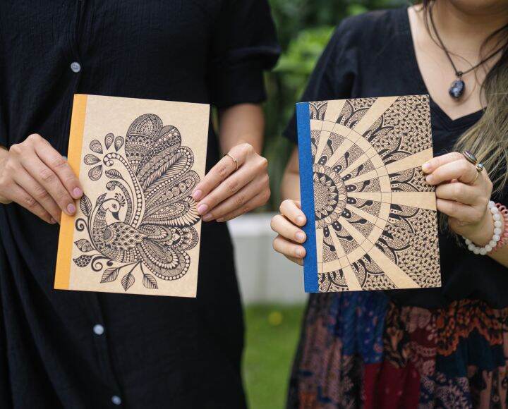 CHAMALiiN: Henna Notebook - สมุดโน๊ตปกลายเฮนน่า | Lazada.co.th