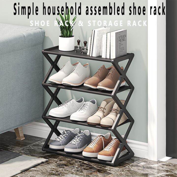 Gxy Creative X-shaped shoe rack, simple shoe rack, simple shoe rack ...