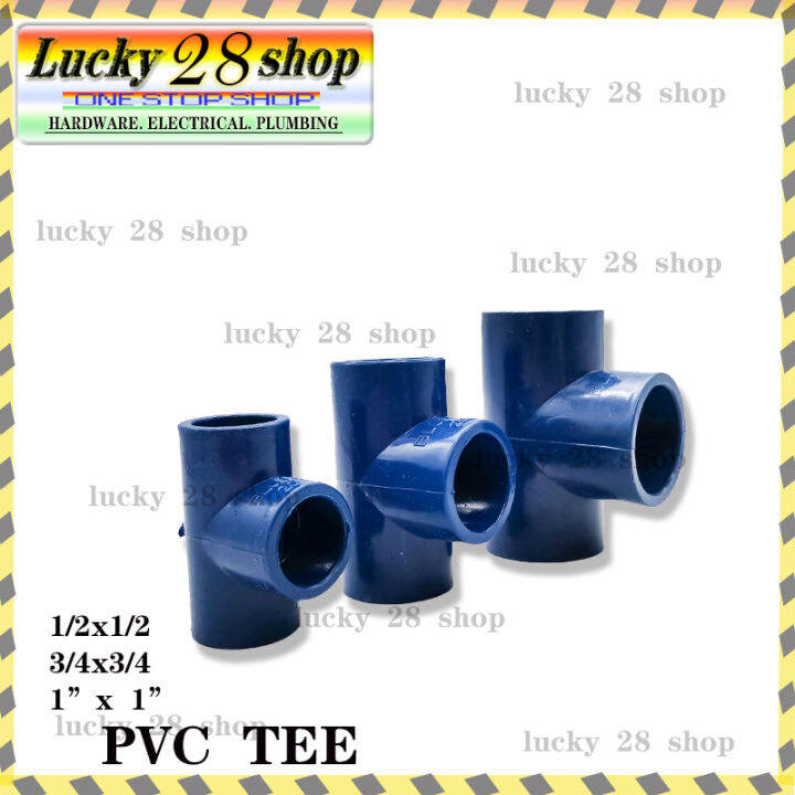 PVC PLAIN TEE PIPE FITTINGS ( SOLD PER PIECE) | Lazada PH