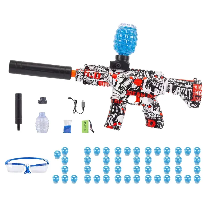 New M416 Electric Splatter Toy Gel Ball Blaster With 10000 ...