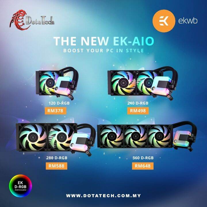 # EKWB EK-AIO DRGB Series Liquid Cooler # [120 DRGB / 240 DRGB/ 280 ...