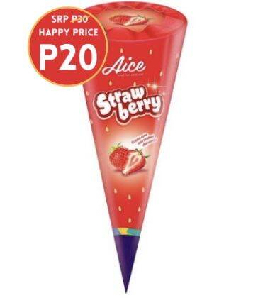 Aice Ice Cream Strawberry Cone Box of 10 Pieces | Lazada PH