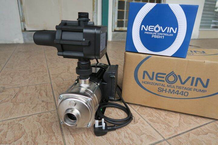 Neovin SH-M440-PC (1.0Hp / 750W) Stainless Steel Multi-Stage Booster ...