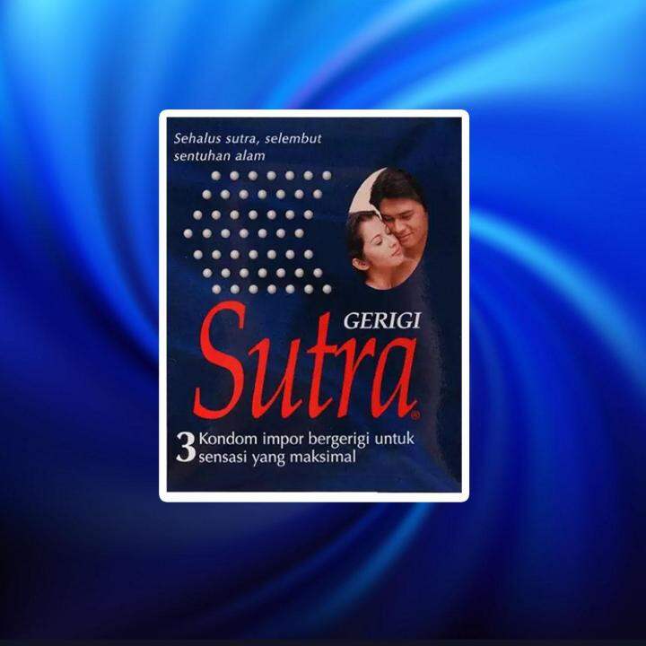 Kondom Sutra Biru / sutra gerigi / sutra dotted / kondom sutra ...
