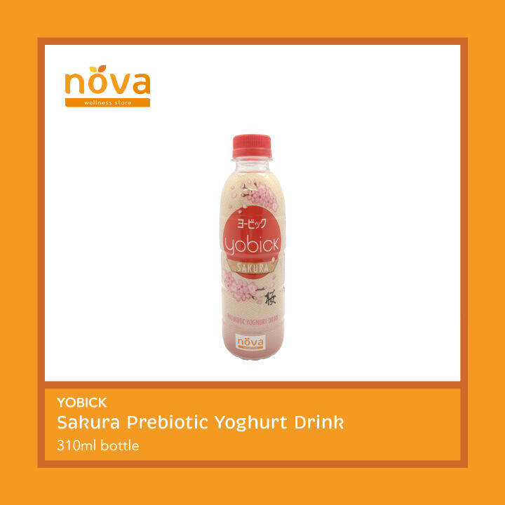 Yobick Sakura Prebiotic Yoghurt Drink 310ml (bottle) | Lazada PH