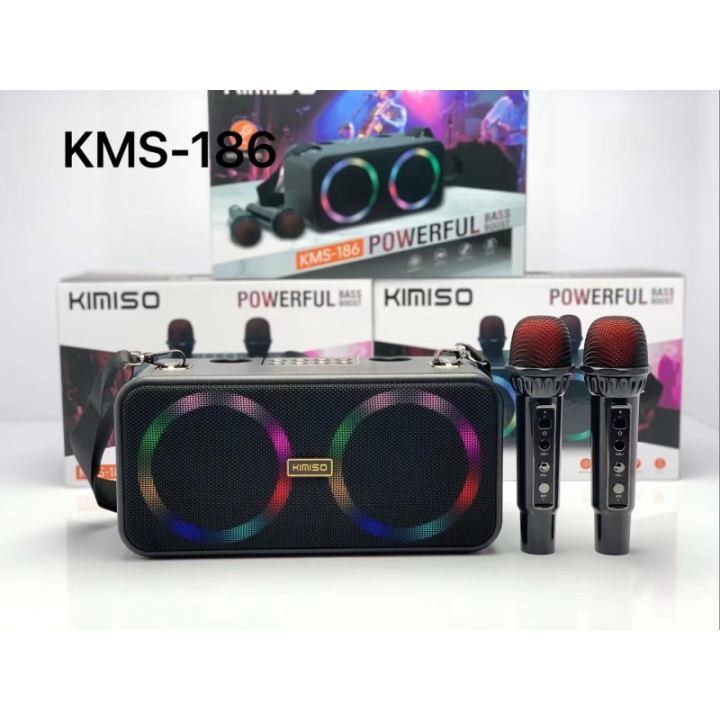 AudioHouse KMS-186 Latest Portable Wireless Speaker KIMISO Double ...