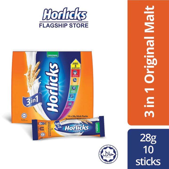 Horlicks 3In1 Original Powder 10 X 28G | Lazada PH