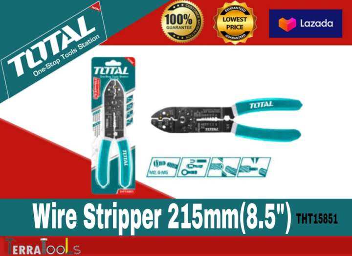 Total THT15851 Wire Stripper 8.5”/215mm | Lazada PH