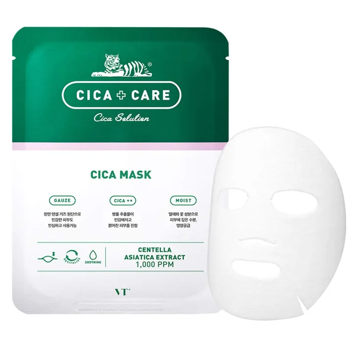 [VT Cosmetics] Korean Beauty Cica Mask Sheet 6EA | Lazada PH
