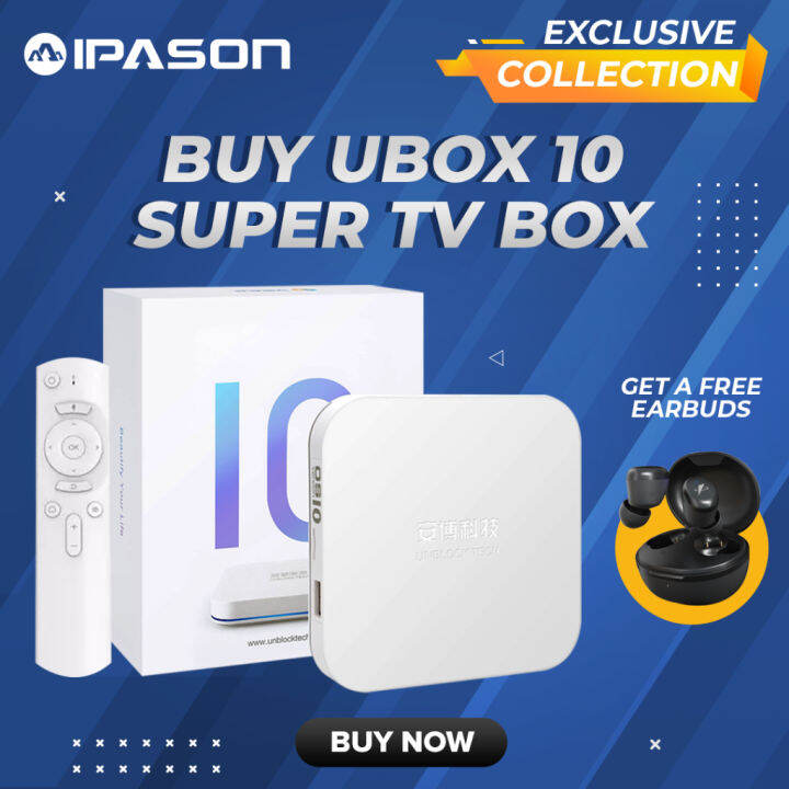 Ubox 10 & 9 Super Tv Box Ai Voice Assistant, Android 10.0, H616 ...