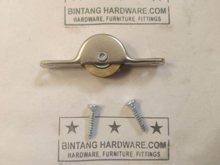 Roda Sliding Jendela Roda Pintu Etalase Geser 19mm Coak Set Sekrup 02A ...