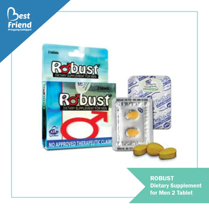ROBUST Dietary Supplement for Men 2 Tablet | Lazada PH