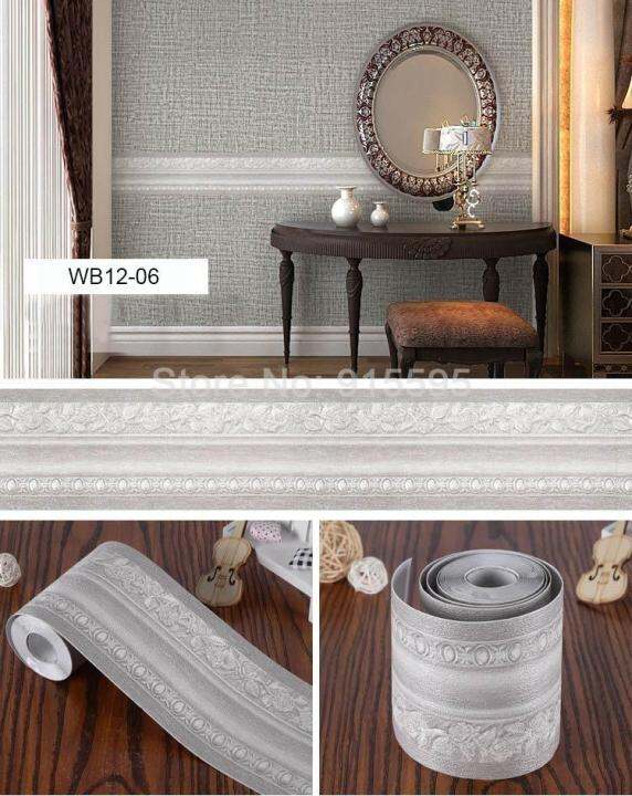 Wallpaper Border Ideas For Living Room | Baci Living Room