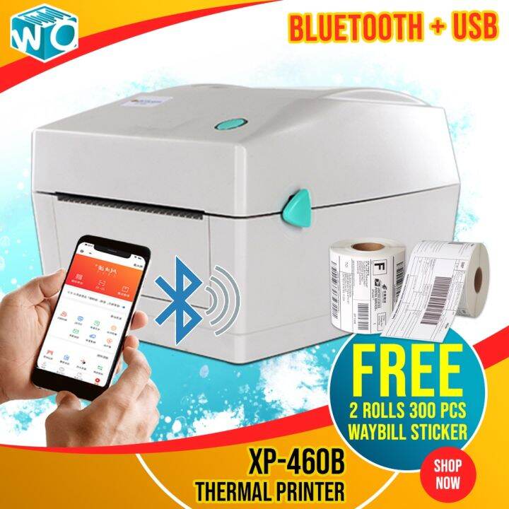 XP-460B Officom BLUETOOTH Cellphone USB Thermal Waybill Barcode Printer ...