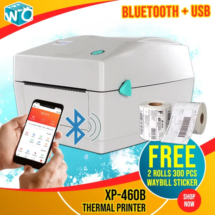 XP-460B Officom BLUETOOTH Cellphone USB Thermal Waybill Barcode Printer ...