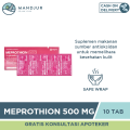 Meprothion 500 mg 10 Tablet - Suplementasi Kesehatan Kulit | Lazada ...