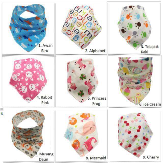 Sleber segitiga sleber bib celemek Rp5,600 | Lazada Indonesia