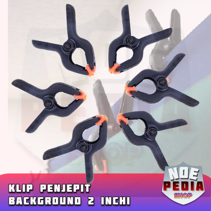 Klip Penjepit Background Kain Foto Studio Jepitan Clamp Klem Backdrop ...