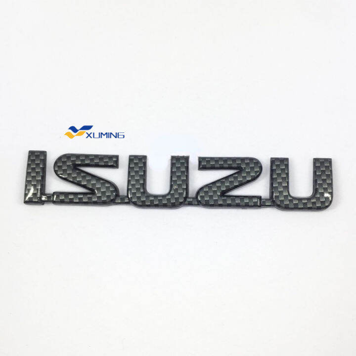 1 x Carbon Fiber ISUZU Logo Car Emblem Sticker Badge Decal | Lazada