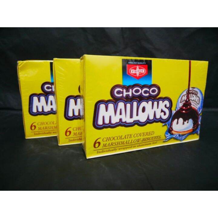 FIBISCO CHOCO MALLOWS 6PCS PER BOX | Lazada PH