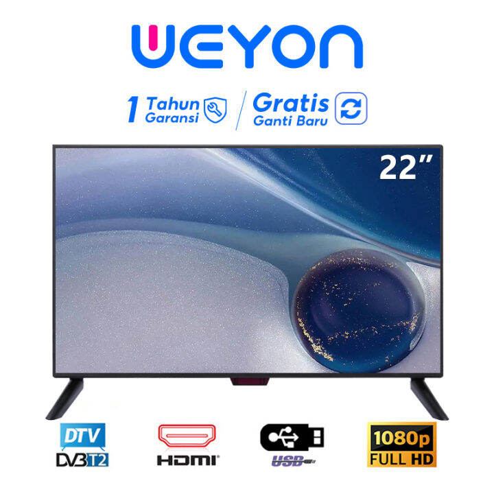 [ LAYAR 22 INCH | BEZEL 25 INCH ] Weyon Digital TV Weyon TV Digital 22 ...