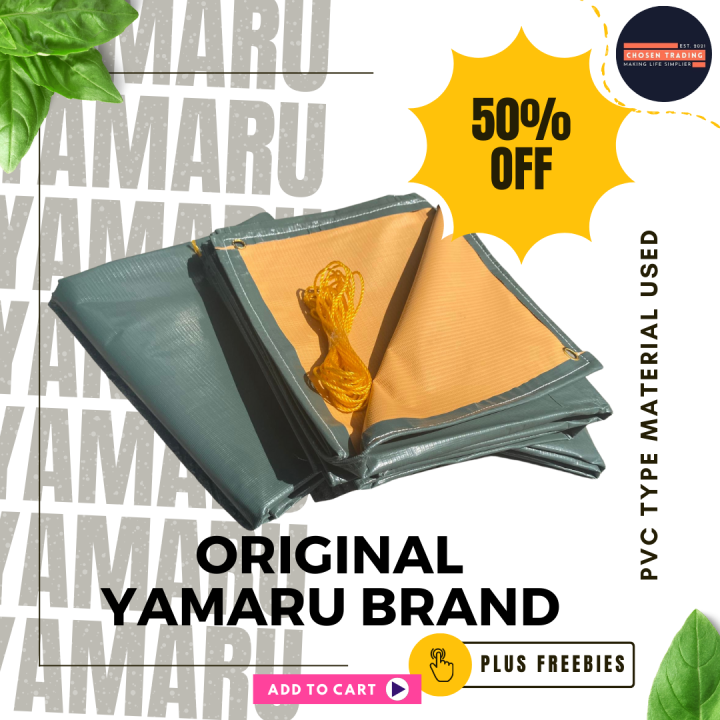 6x6ft ORIGINAL YAMARU BRAND 100% WATERPROOF TRAPAL LONA TOLDA TARPAULIN ...