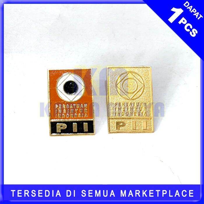 Pin Logo PII Pin Bros Persatuan Insinyur Indonesia - Karya Mulya / 1pcs ...