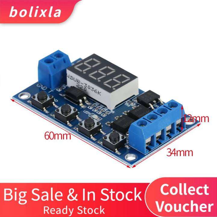 DC 5V--36V Trigger Cycle Delay Timer Switch Module Timer Switch Timer Module Turn On/Off Relay ...