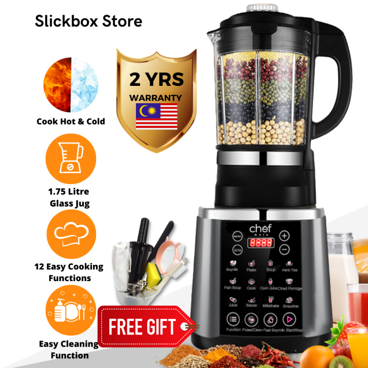 New ChefMate Heavy Duty Smart Cooking Blender 12 Functions Meat Grinder ...