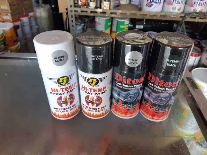 PILOX / PILOK 150CC CAT SEMPROT DITON & RJ ANTI PANAS / HI TEMP WARNA ...