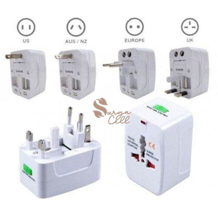 SGC Travel Adaptor Internasional Colokan Universal | Lazada Indonesia
