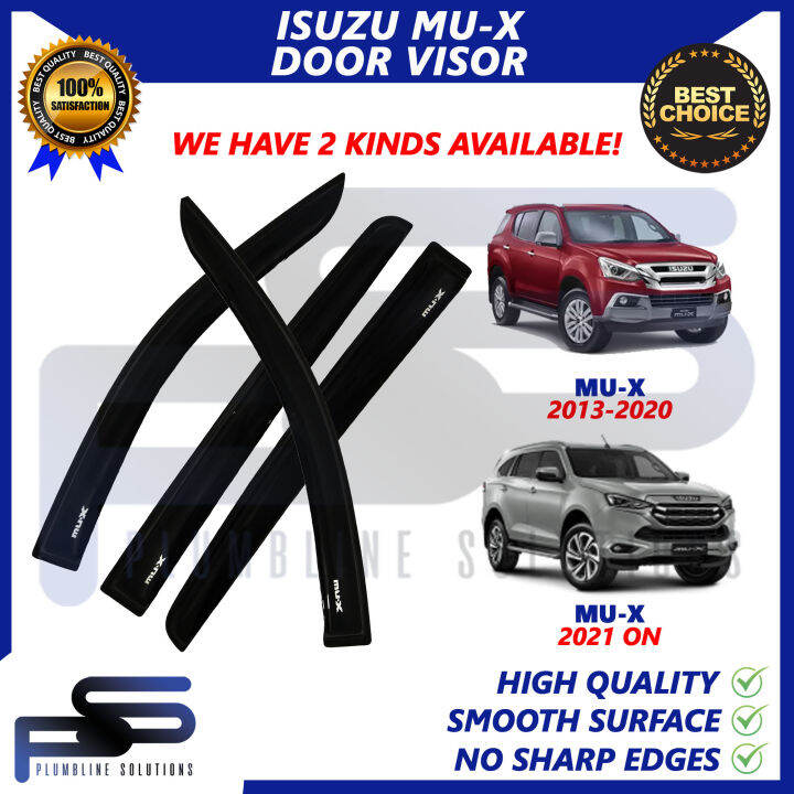 Window Door Visor for Isuzu Mu-x / MUX 2015 2016 2017 2018 2019 2020 ...