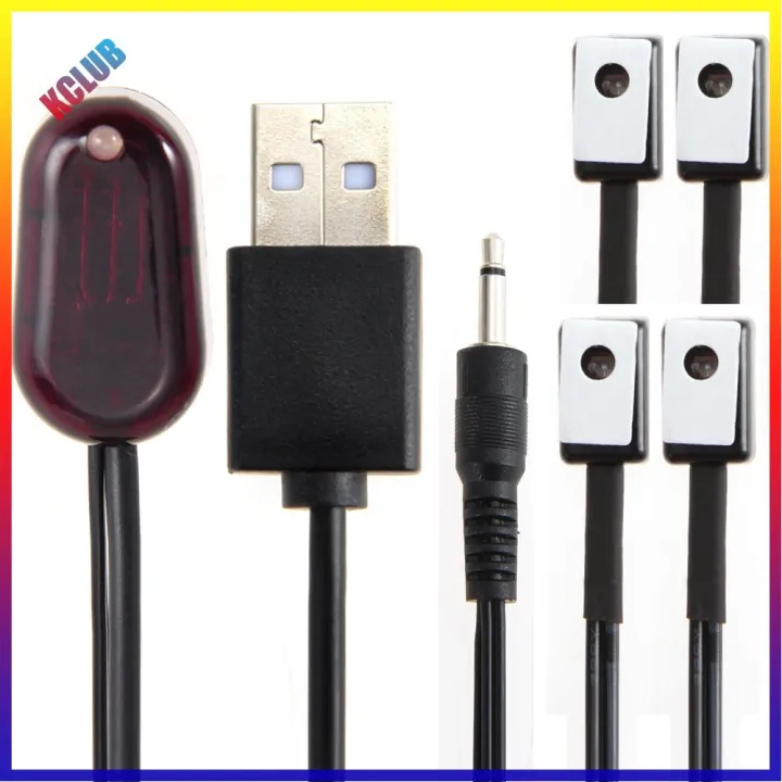 IR Extender 1 Receiver 4 Emitter Emitters Repeater Kit Infrared Remote ...