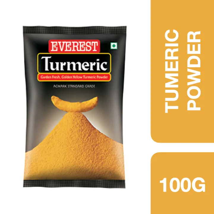 Everest Turmeric Powder 100g ++ เอเวอร์เรส ผงขมิน ขนาด 100g | Lazada.co.th