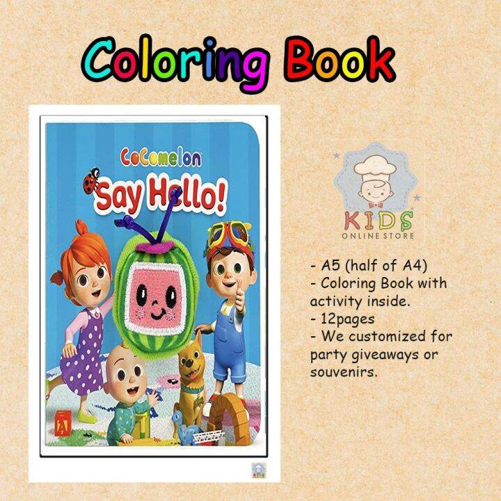 KOS Coloring Book with Activity | Lazada PH