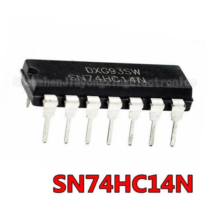 20PCS/LOT 74HC14 74HC14N SN74HC14 SN74HC14 DIP IC DIP-14 Six Schmitt Trigger Inverter New WATTY ...